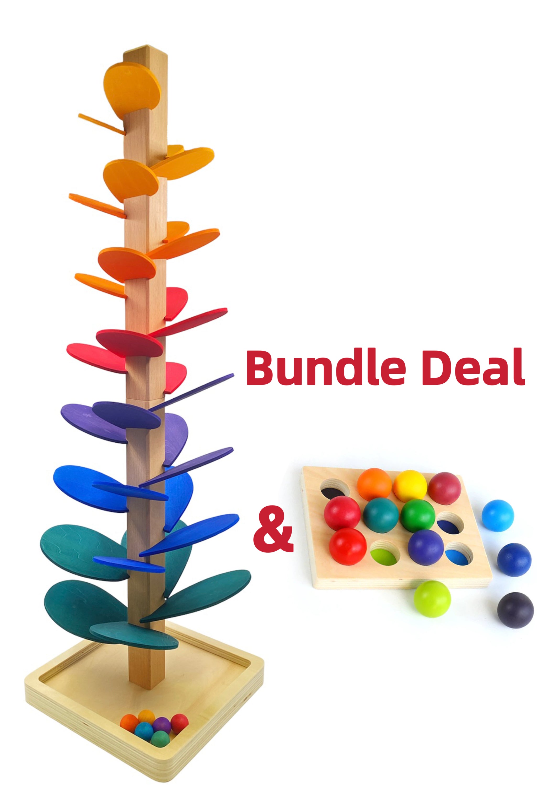 **Bundle Deal**NEW Large Marble Tree in Primary Rainbow Colors – Green ...