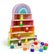 12-Piece Large Wooden Rainbow Stacking Blocks – Pastel / Macaron Color ...