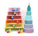 12-Piece Large Wooden Rainbow Stacking Blocks – Pastel / Macaron Color ...