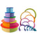 12-Piece Large Wooden Rainbow Stacking Blocks – Pastel / Macaron Color ...
